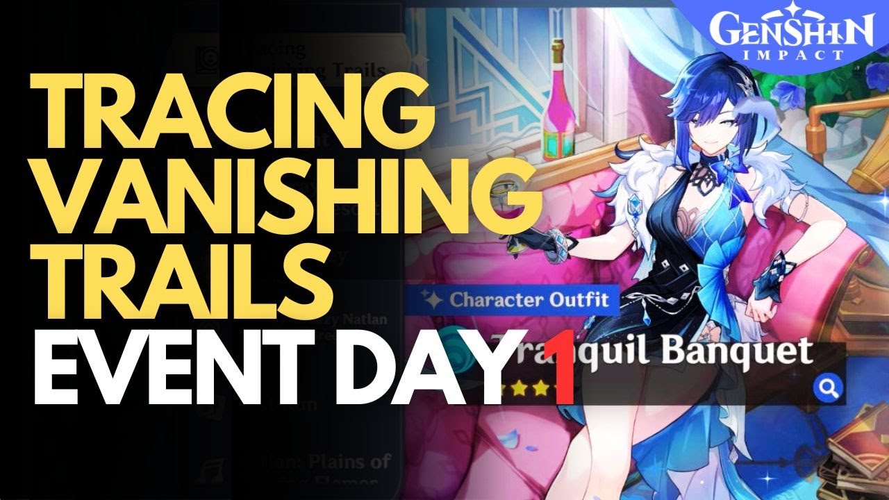 Tracing Vanishing Trails Event DAY 1 Genshin Impact - YouTube