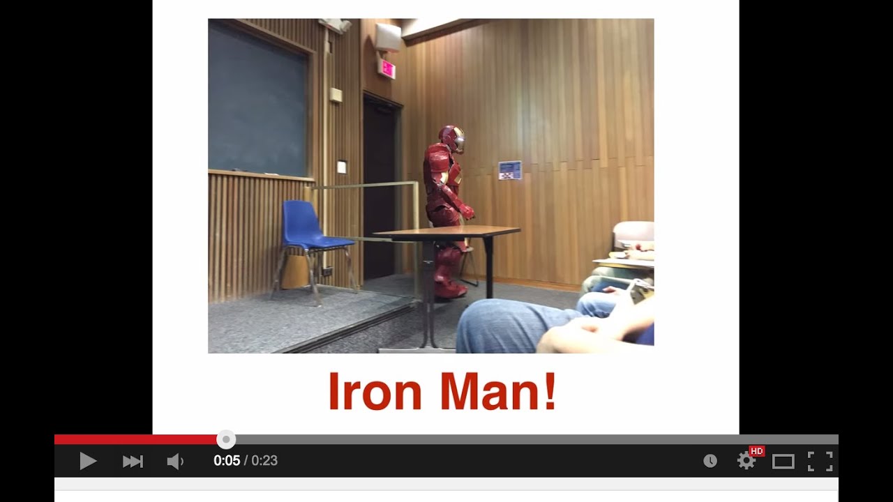 Mechatronics @ UTSA. Our guest speaker was Iron Man - YouTube