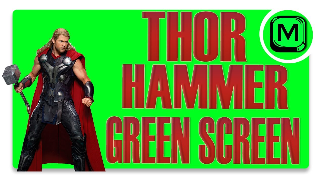 Green Screen Thor Catching Thor’s Hammer - YouTube