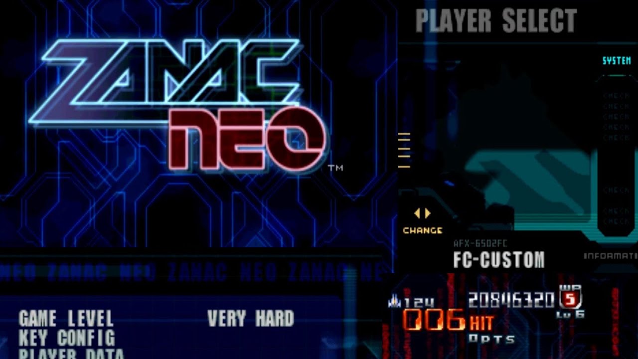 [PS1] ザナック ネオ - ノーミスクリアー / Zanac Neo - VERY HARD - NO MISS [PSX] - YouTube