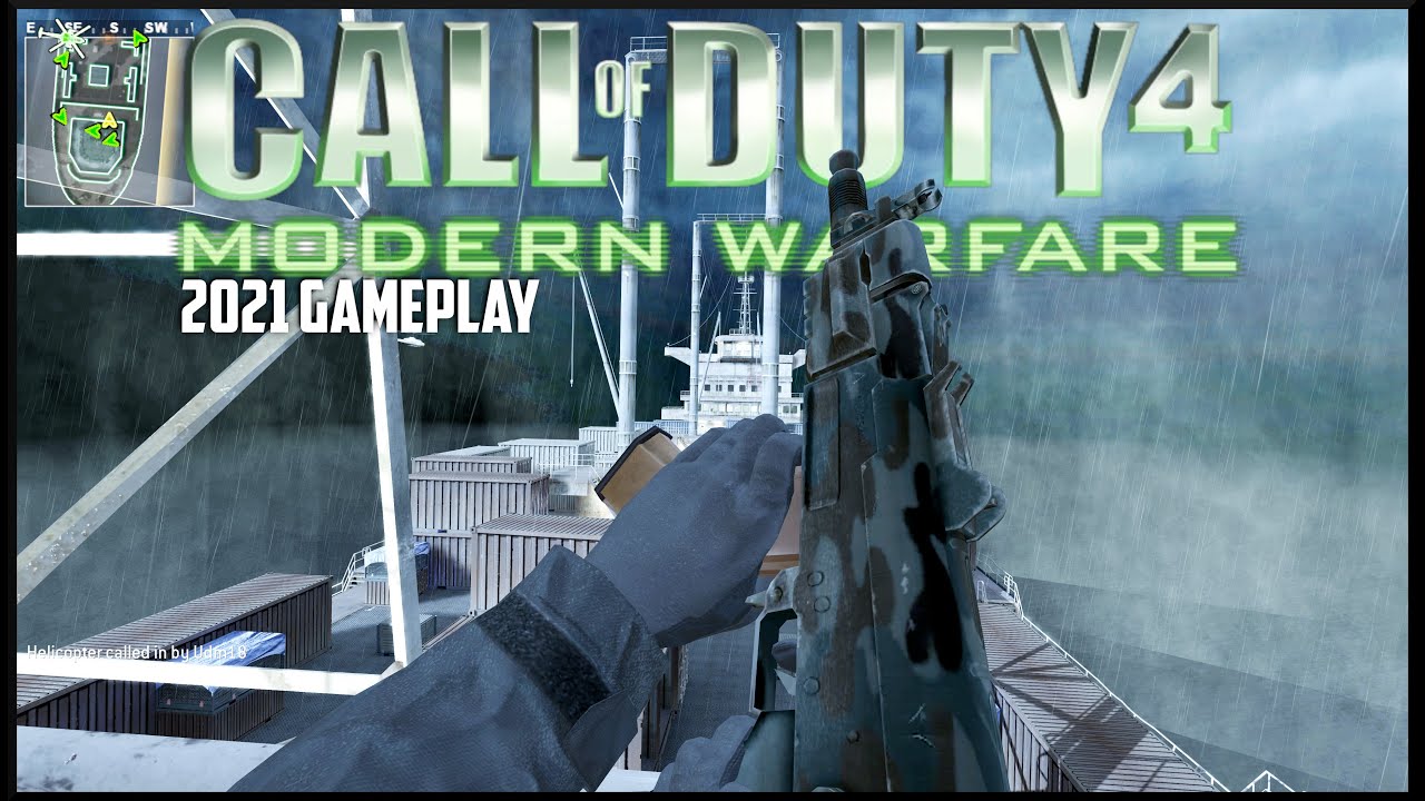Call of Duty 4 Modern Warfare 2021 Multiplayer Wetwork Gameplay | 4K ...