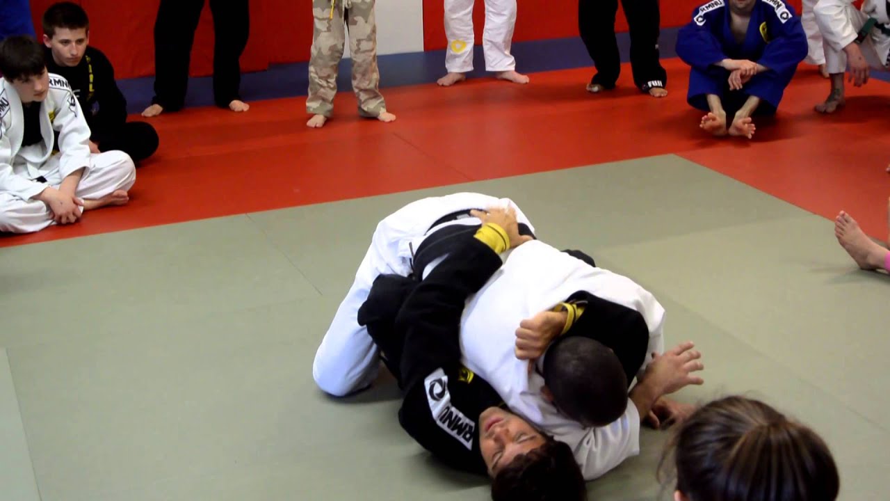 Robson Moura Shows Head and Arm Choke from Sweep and Back Take - YouTube