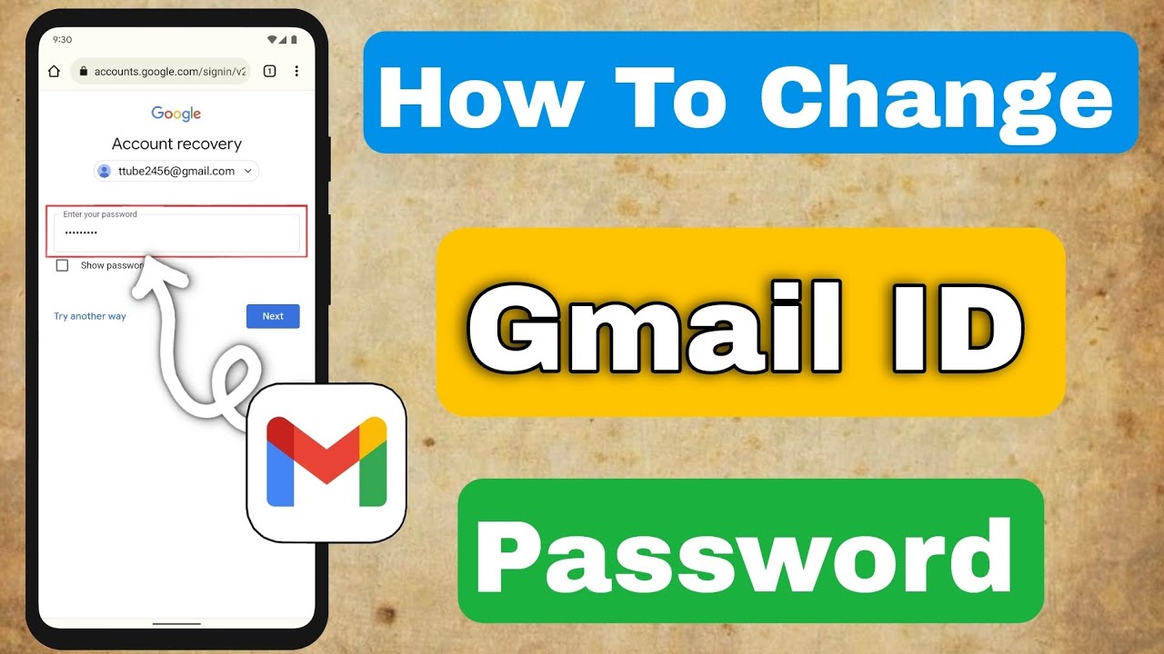 How To Change Gmail ID Password || Gmail ID Ke Password Ko Kaise Change ...