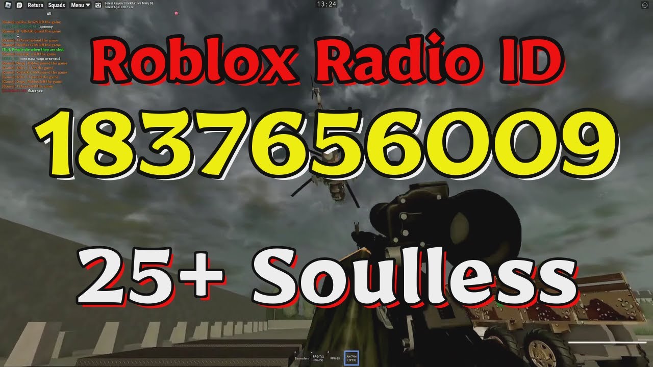 Soulless Roblox Radio Codes/IDs - YouTube