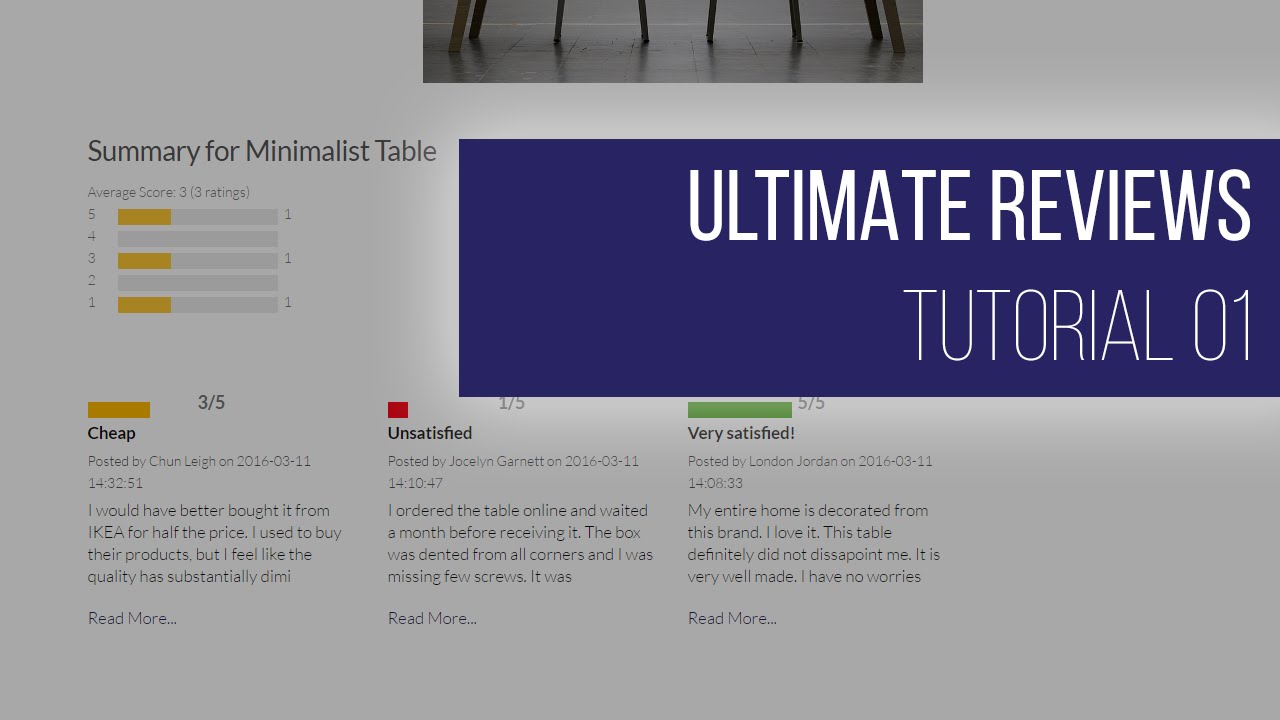 Ultimate Reviews - Basic Setup (Tutorial 01) - YouTube