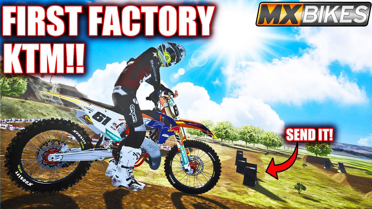NEW FIRST EVER FACTORY KTM SUPERMINI 112 IN MXBIKES!! (ITS SICK!) - YouTube