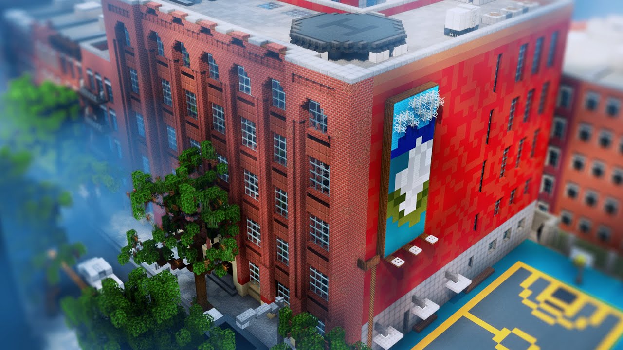 Minecraft School Tour - "East Village School of Fine Arts" (Sequoia ...