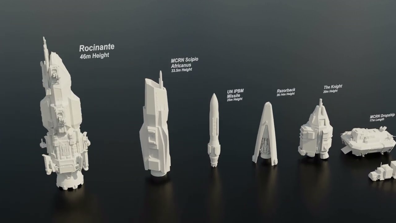 The Expanse // Ship 🚀 Size Comparison // 3D 2022 - YouTube