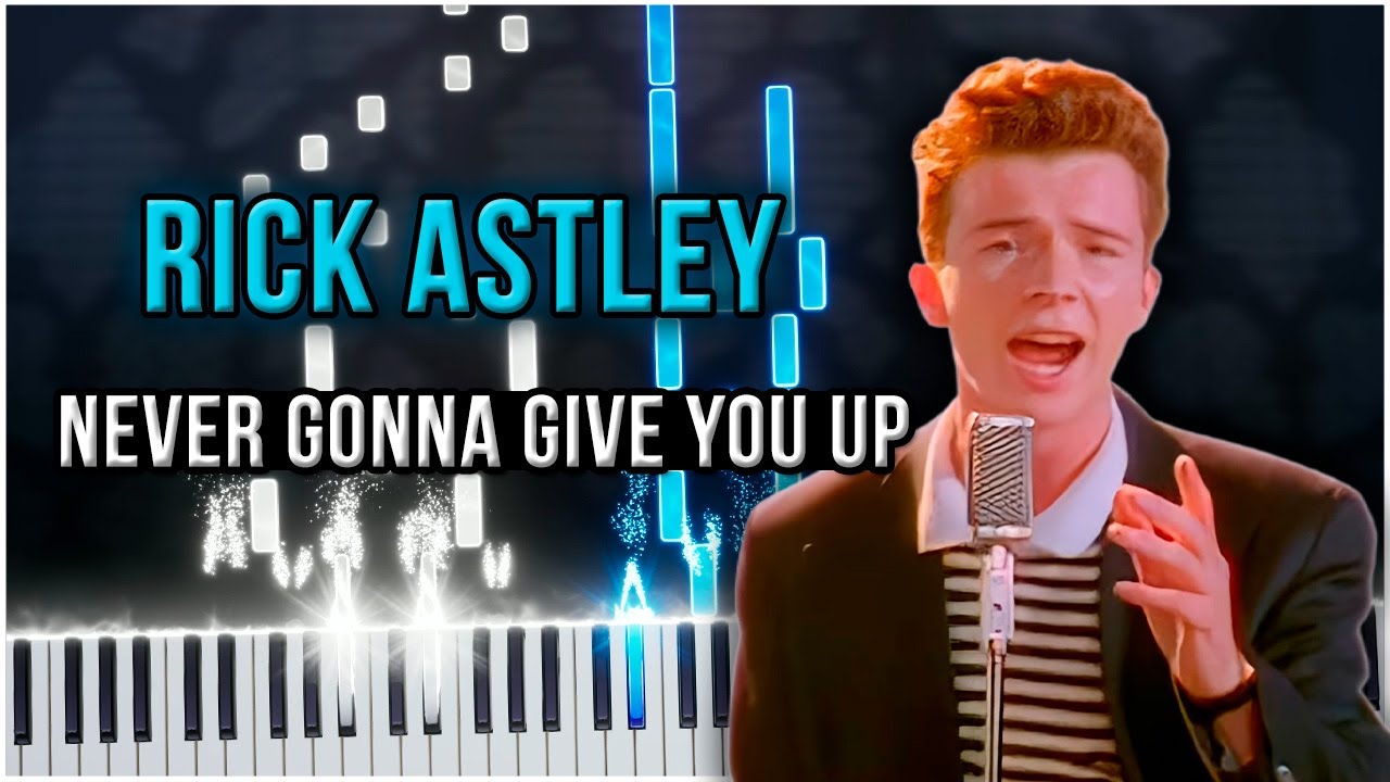 Never Gonna Give You Up (Rick Astley) 【 PIANO TUTORIAL 】 - YouTube