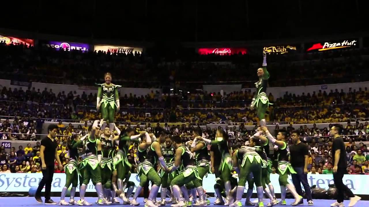 2014 UAAP Cheerdance Competition: Pyramids Highlights - YouTube
