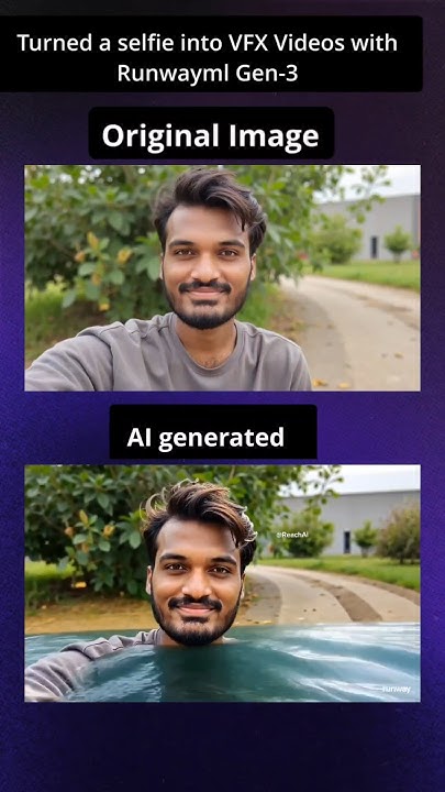 Generative VFX to Your video Using Runway ML #aitelugu - YouTube