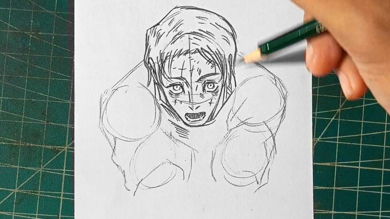 How to draw YUTA OKKOTSU Using SUKUNA'S CLEAVE 🔥 Jujutsu Kaisen - Step ...