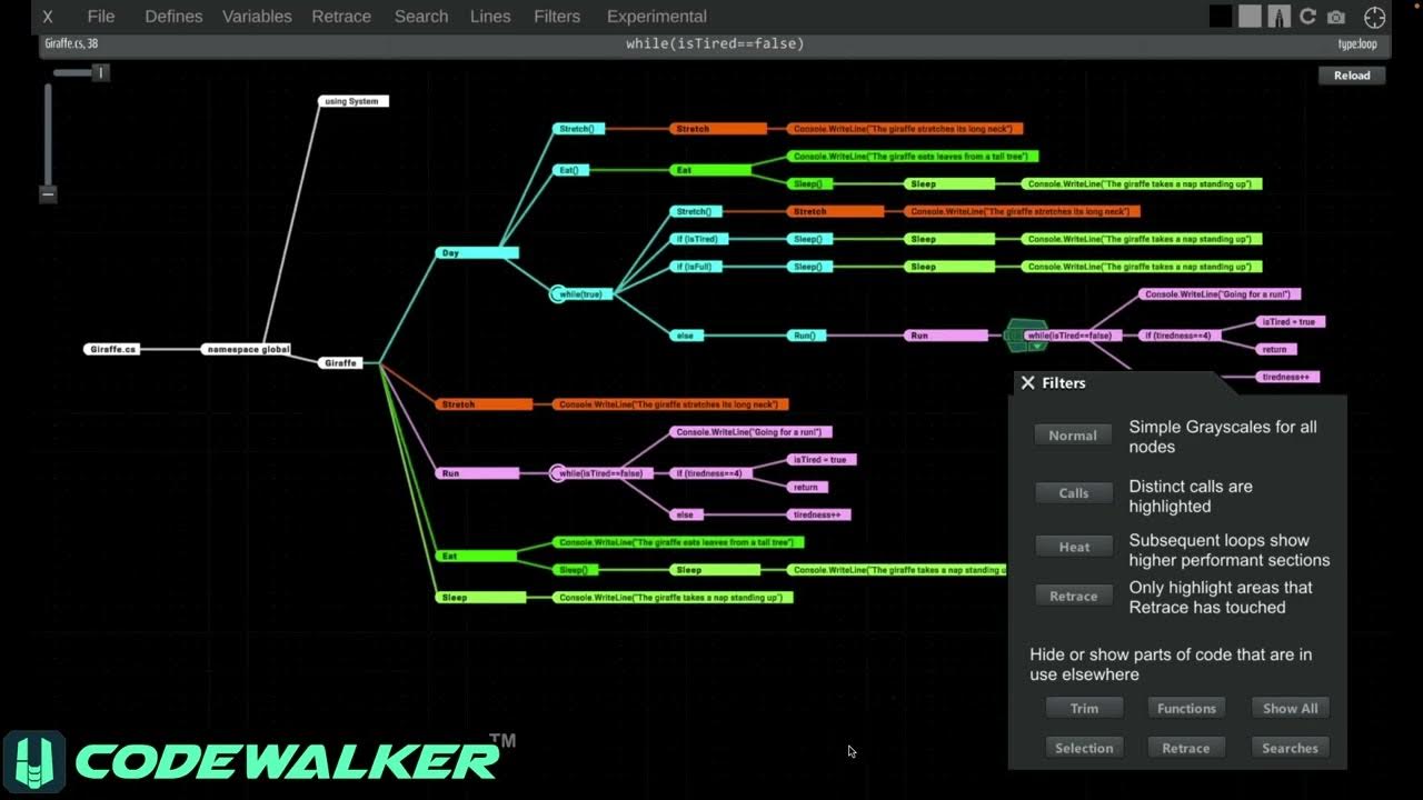 CodeWalker: Microscope - see your code visually - YouTube