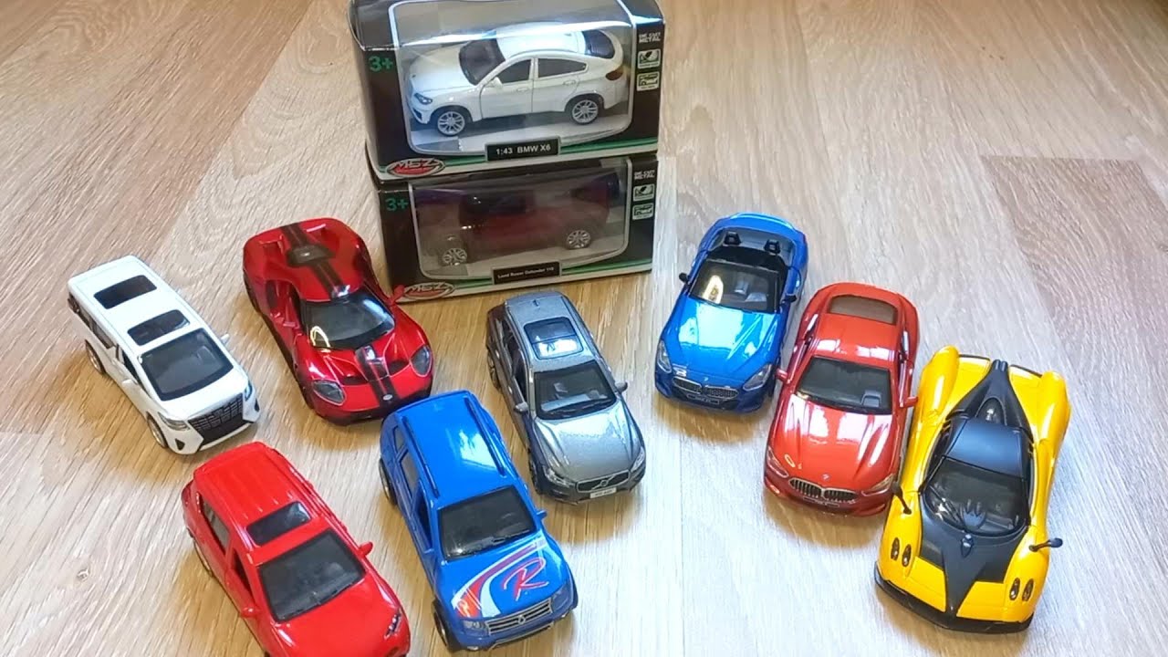 Some colored car models from a big box #3 - YouTube