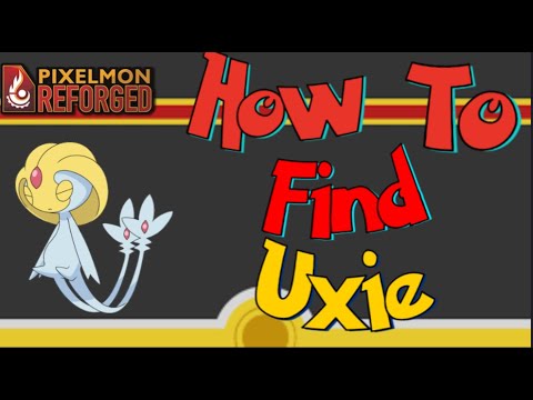How to Find Lake Trio: Uxie in Minecraft Pixelmon #minecraft #pokemon #fyp - YouTube