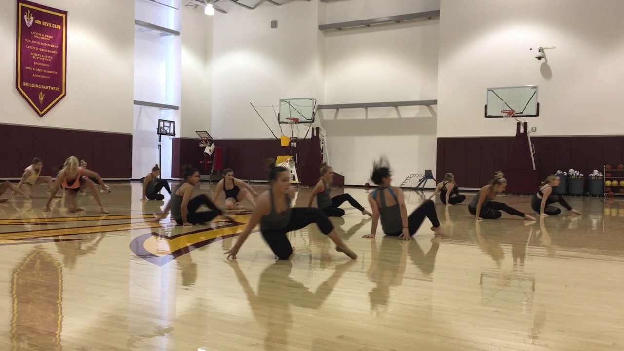 Arizona State Dance Team 2017 Clinic - Kaitlyn Conley Jazz Combo - YouTube