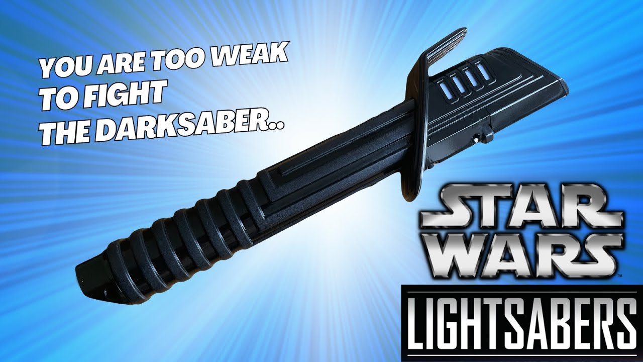 The Darksaber Legacy Lightsaber from Galaxy's Edge - Review - YouTube