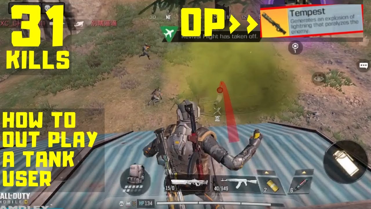 How to outplay tank user and Tempest gameplay in call of duty mobile ...