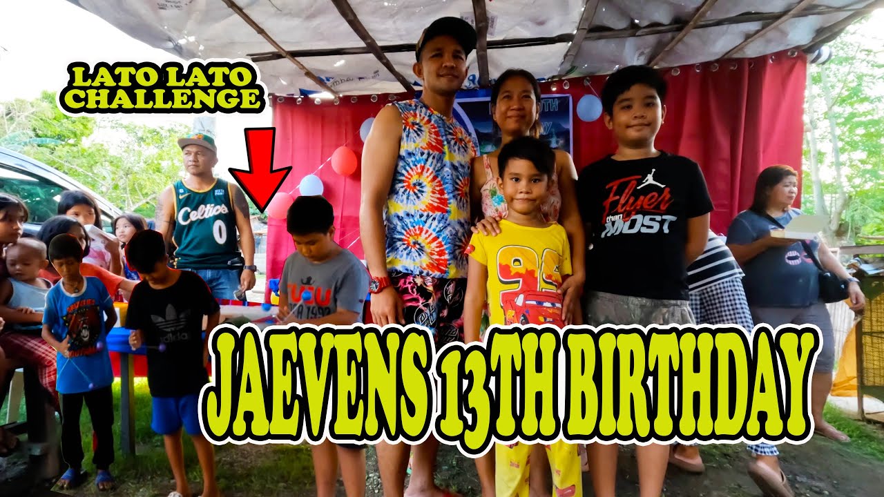 JAEVEN 13TH Birthday Celebration | Lato Lato Challenge - YouTube