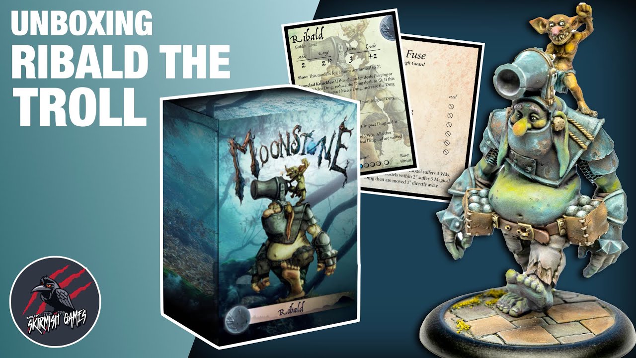 RIBALD THE TROLL UNBOXING - Awesome Model & Ability Card - Moonstone ...