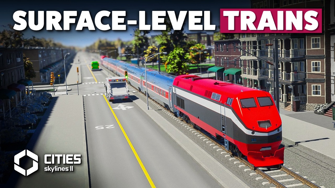 Creating Surface-Level Train Tracks with the Road Builder Mod ...