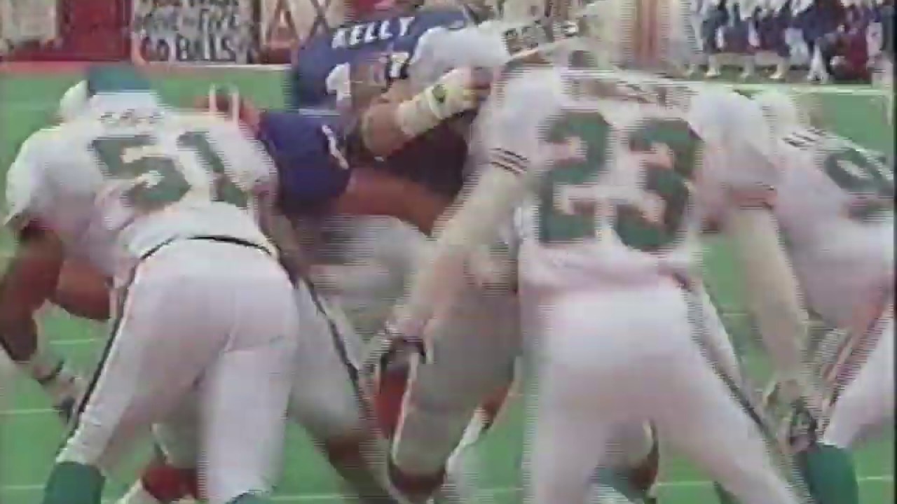 Thurman Thomas Touchdown - 1995 AFC Wildcard Game Bills vs. Dolphins - YouTube