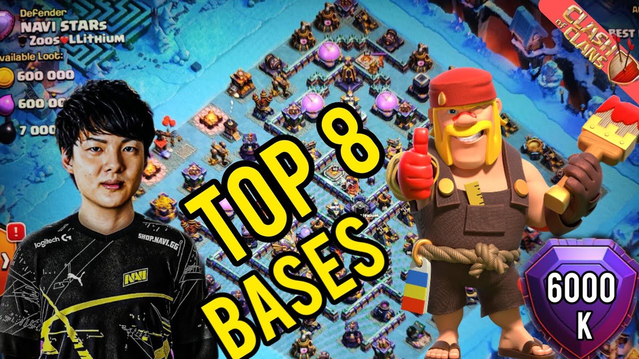 Top 8 Base Push Auqust Season th15 - YouTube