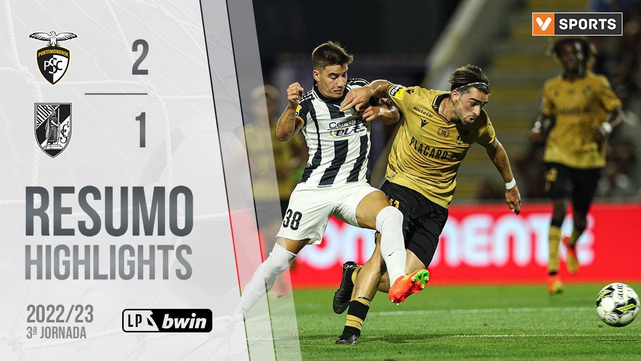 Highlights | Resumo: Portimonense 2-1 Vitória SC (Liga 22/23 #3) - YouTube