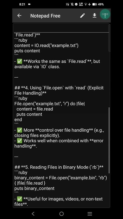 Ruby File Reading Explained: Best Methods for Handling Text & Binary Files - YouTube