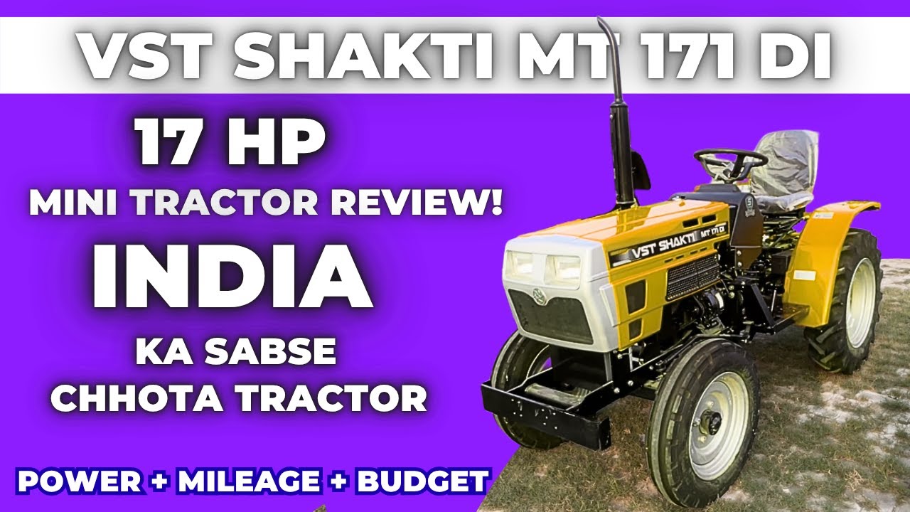 VST Shakti MT 171 DI Mini Tractor 2025 | VST Shakti MT 171 DI | VST ...