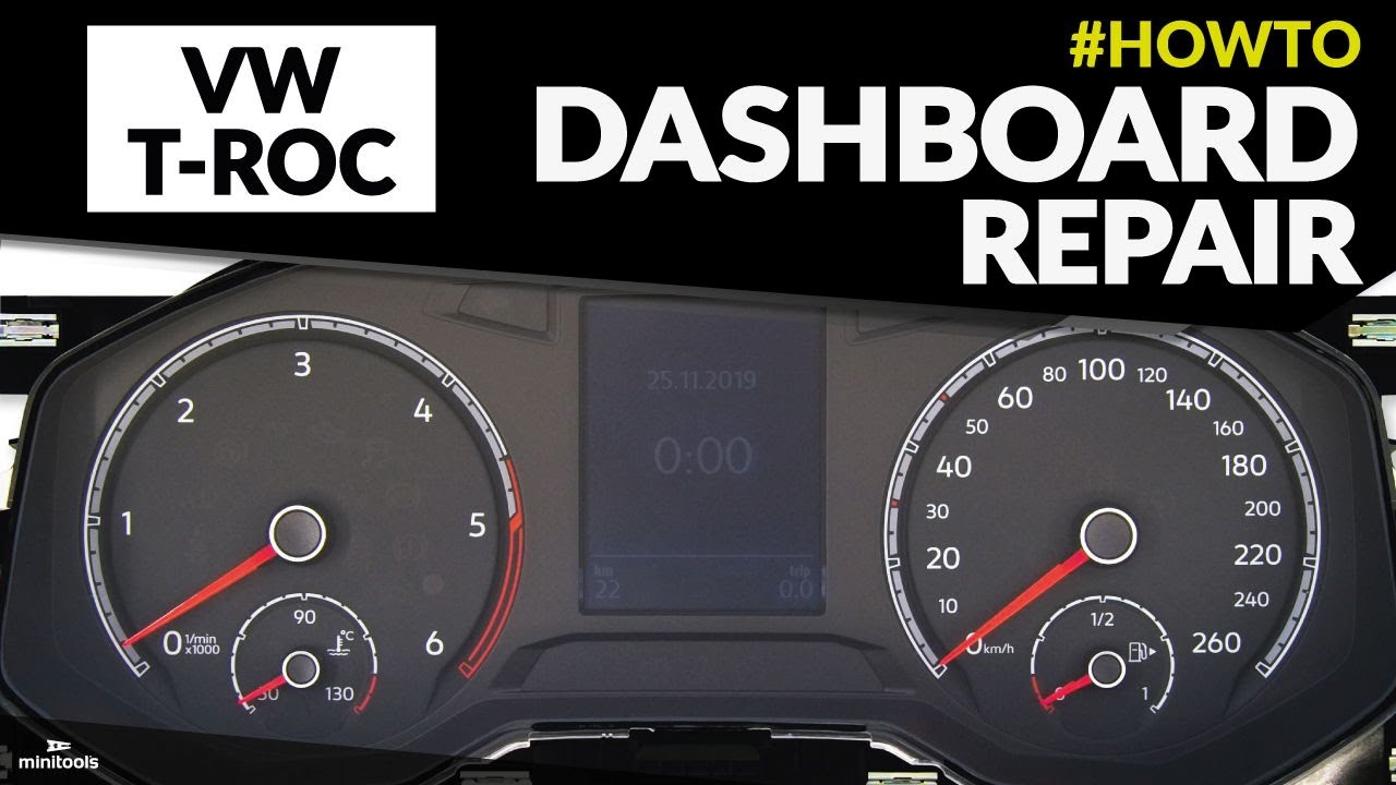 How to repair Volkswagen T-Roc instrument cluster – LCD screen ...