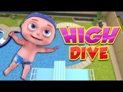 KIDZ CARTOON - KIDS CARTOON - HIGH DIVE 😍😍 #kidscartoon #cartoon # ...