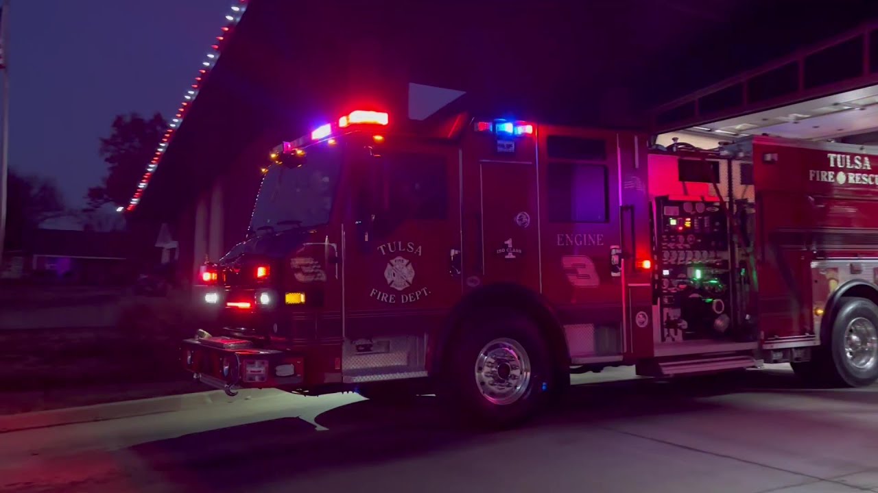 [Dale Earnhardt 3!] Tulsa Fire Department - NEW Engine 3 Responding ...