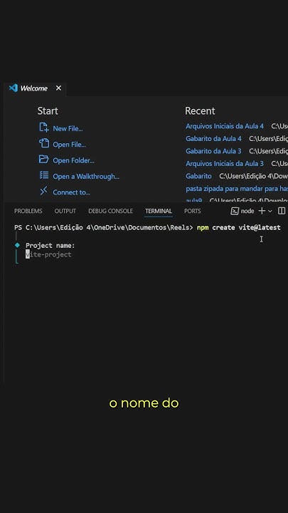 Criando um projeto React com Vite | #shorts - YouTube