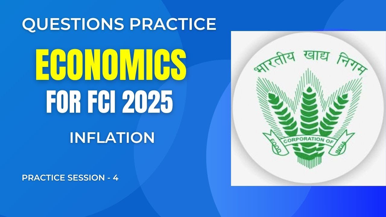 📊 Inflation MCQ Discussion | FCI Exam 2025 | Most Expected Questions ...