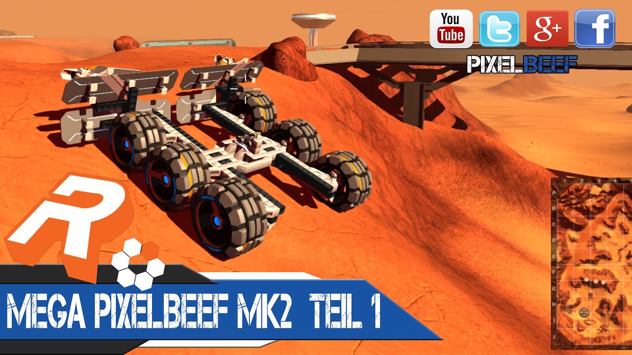 Robocraft - 21.2.15 Megabot Bau - Mega PixelBeef Mk2 (1/3) - YouTube