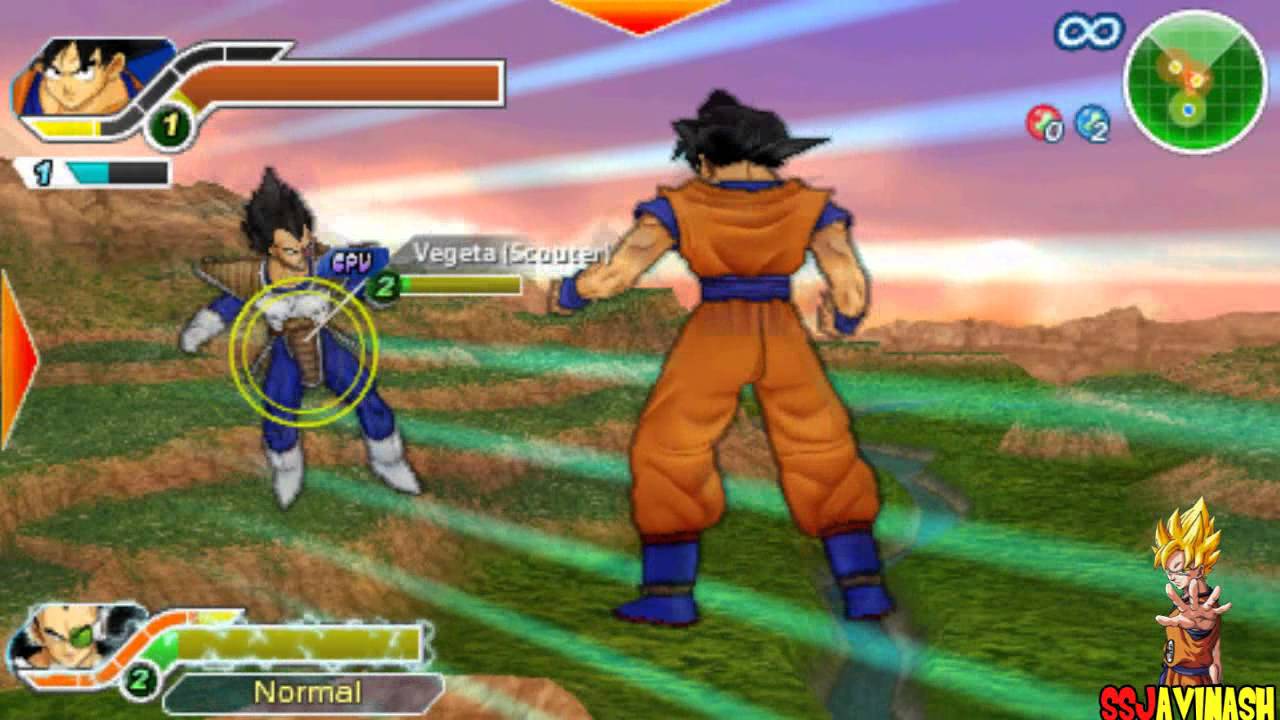 Goku & Raditz Vs. Vegeta & Nappa - YouTube