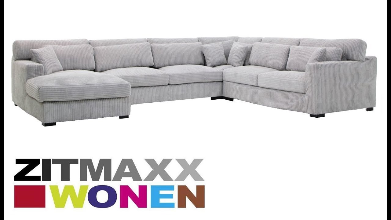 Hoekbank Franchesca Zitmaxx Wonen - YouTube