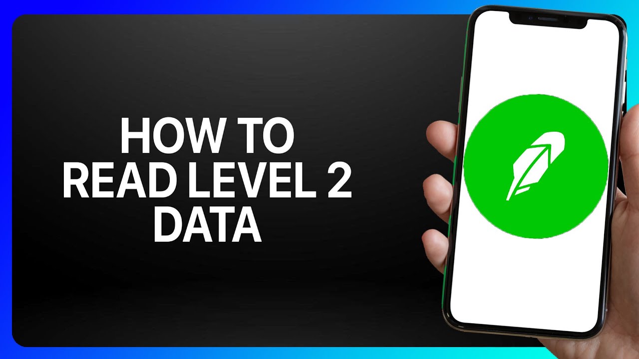 How To Read Robinhood Level 2 Data Tutorial - YouTube