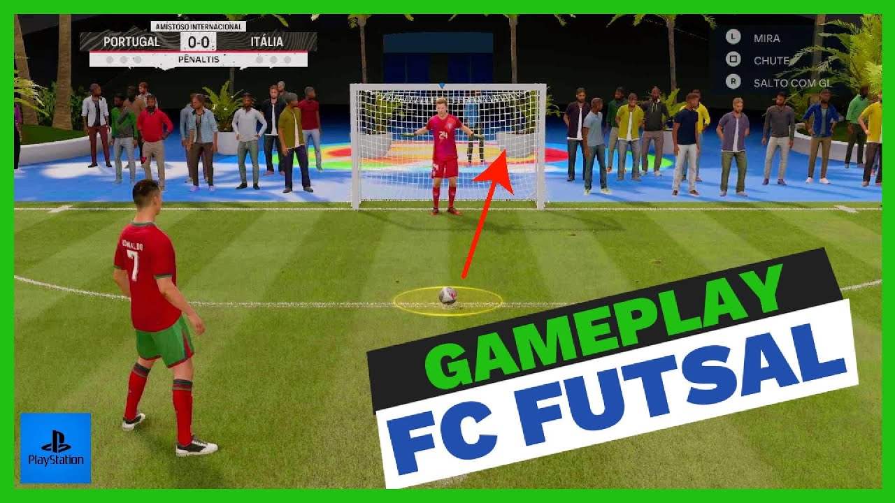 GOL De BICICLETA NO FUTSAL FC24 (muita emoçao) #gameplay - YouTube