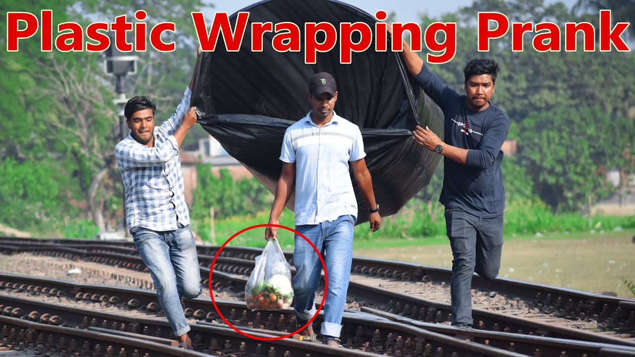 WRAPPING PEOPLE IN PLASTIC BAGS | PLASTIC WRAPPING PRANK 2022 ...