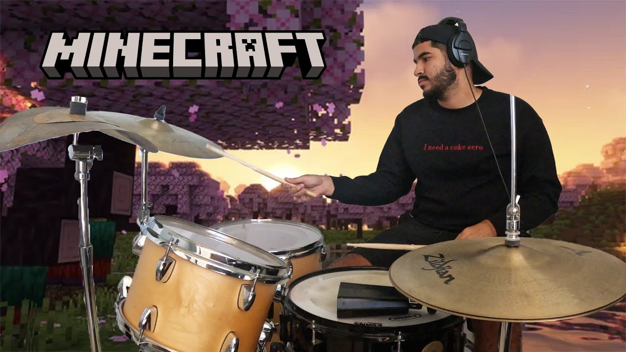 5 Minecraft Songs, With Unnecessary Drums - YouTube