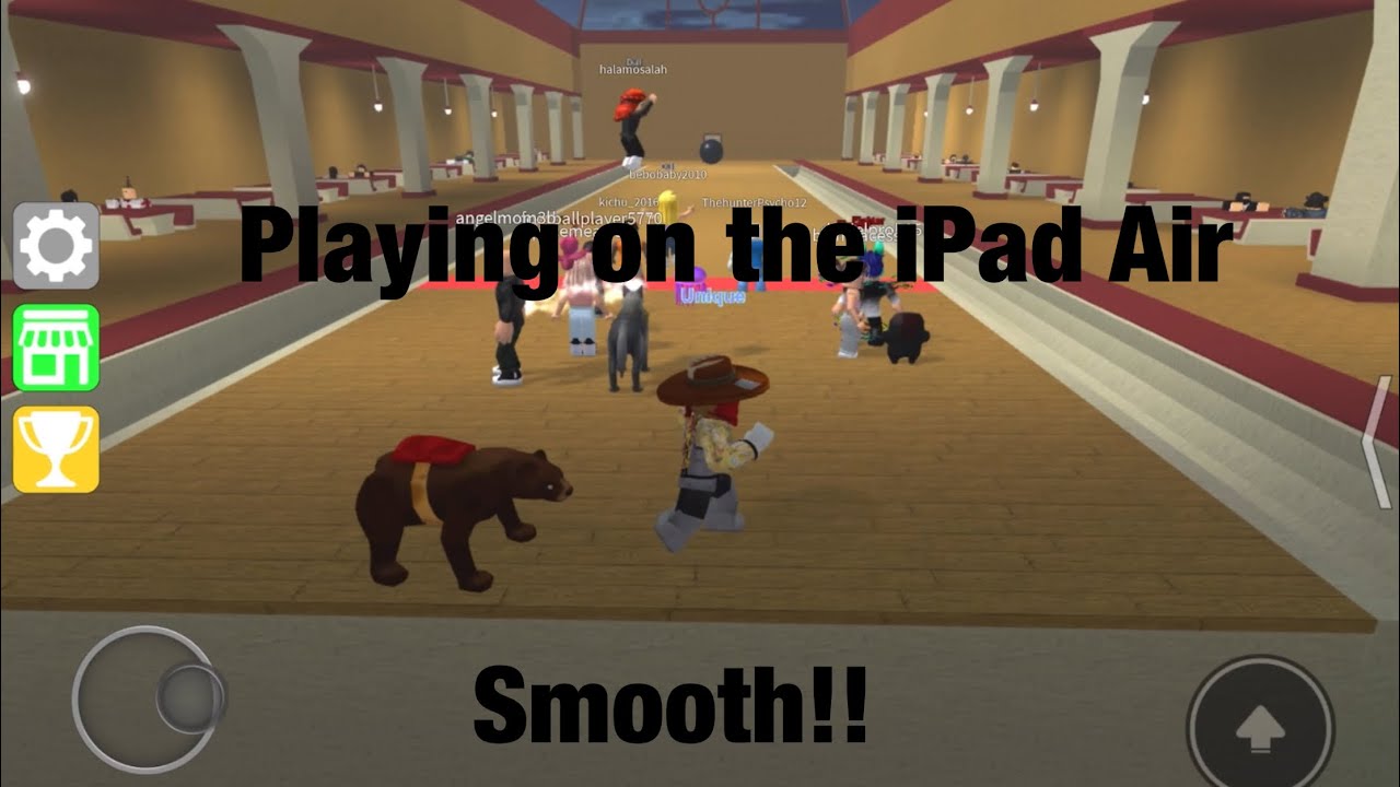 Playing Roblox On The iPad Air Test (Epic Minigames) - YouTube