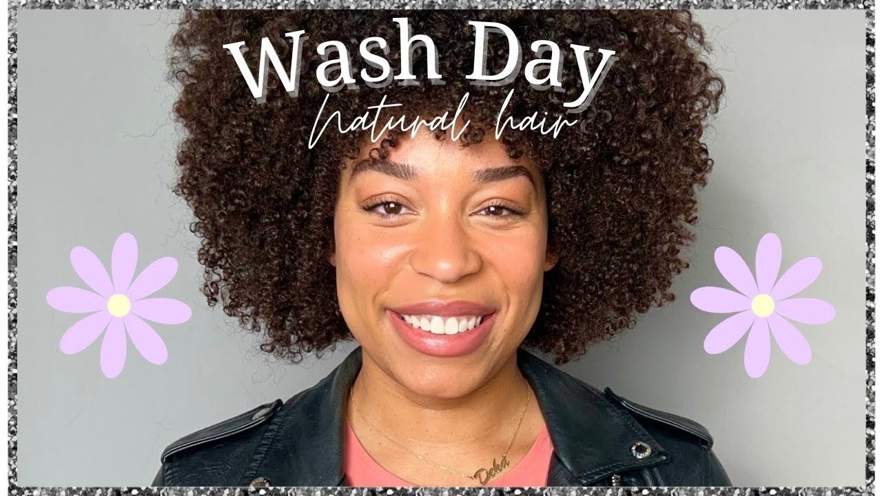 Wash Day Routine Natural Hair - YouTube