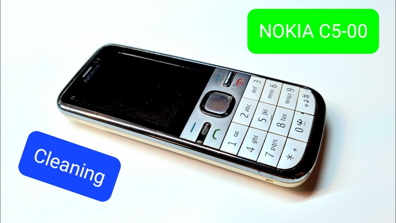 Nokia C5-00 cleaning, disassembly, assembly - YouTube