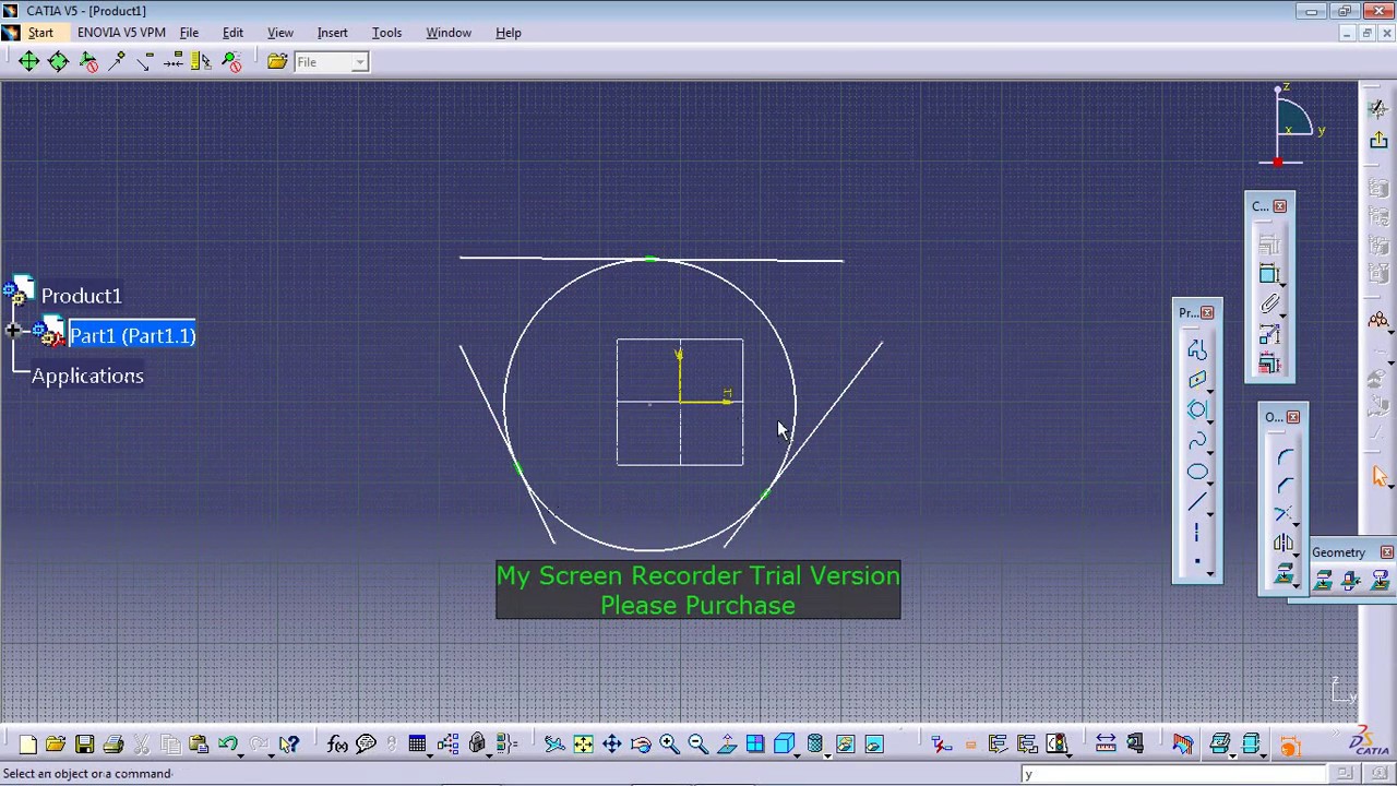 Various commands used in Catia - 1 - YouTube