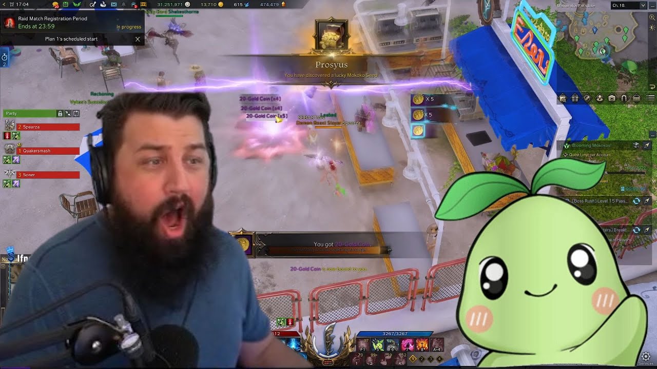 DatModz With a Lucky Mokoko First Day Lost Ark - YouTube
