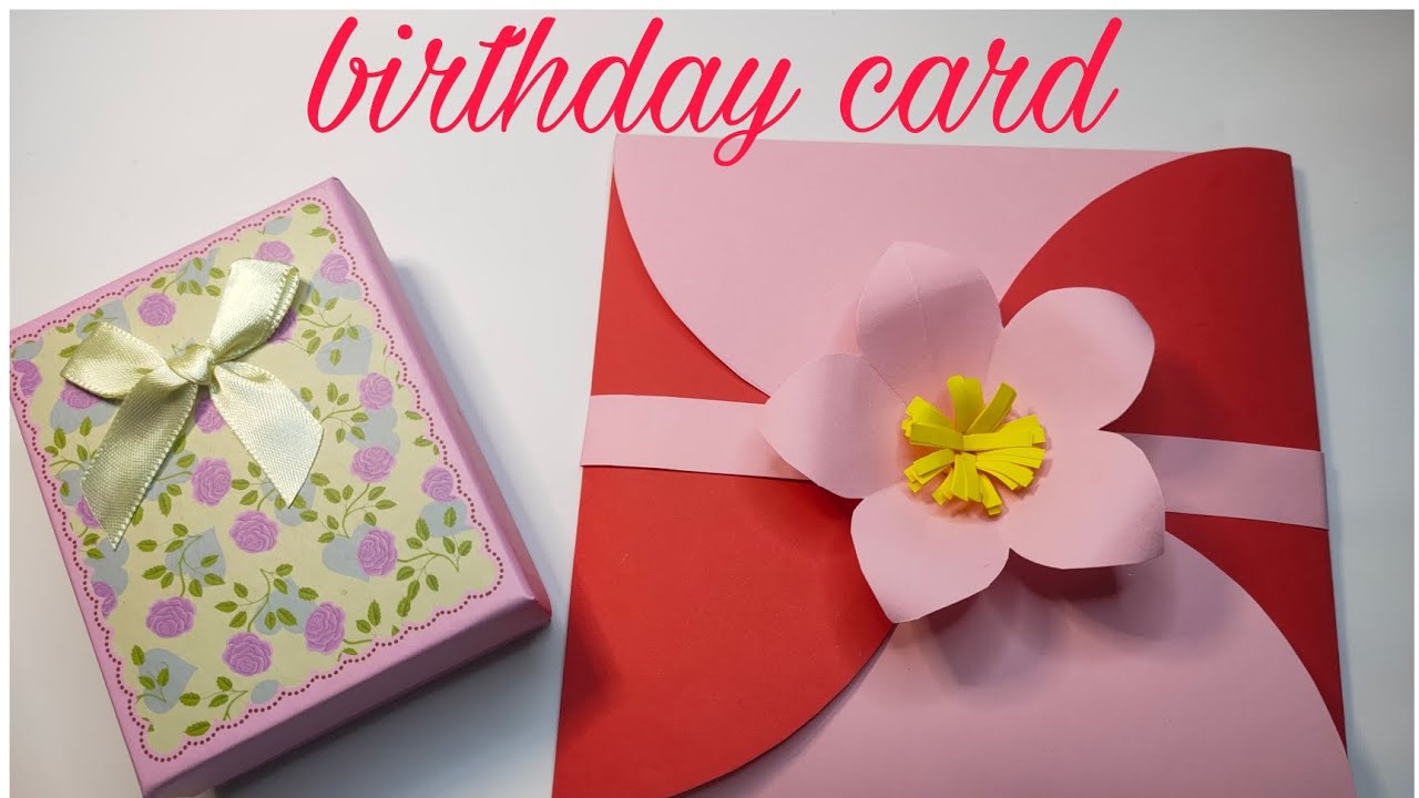 How to make beautiful birthday card | birthday card ideas| - YouTube