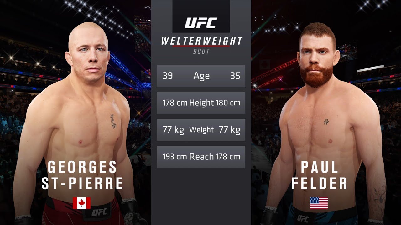 George St Pierre vs Paul Felder - YouTube