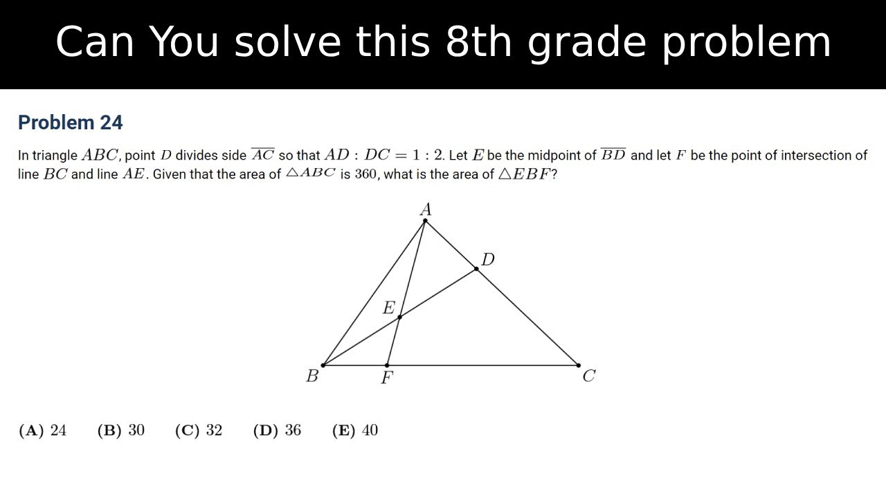Problem 24 AMC 8 2019 - YouTube